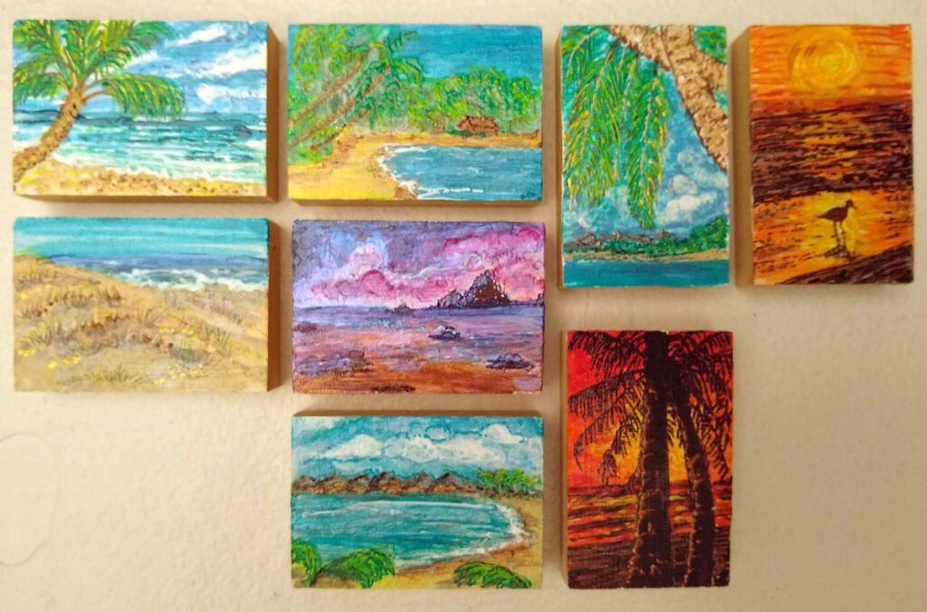 Kimberly Stourton Beach Scene Blocks