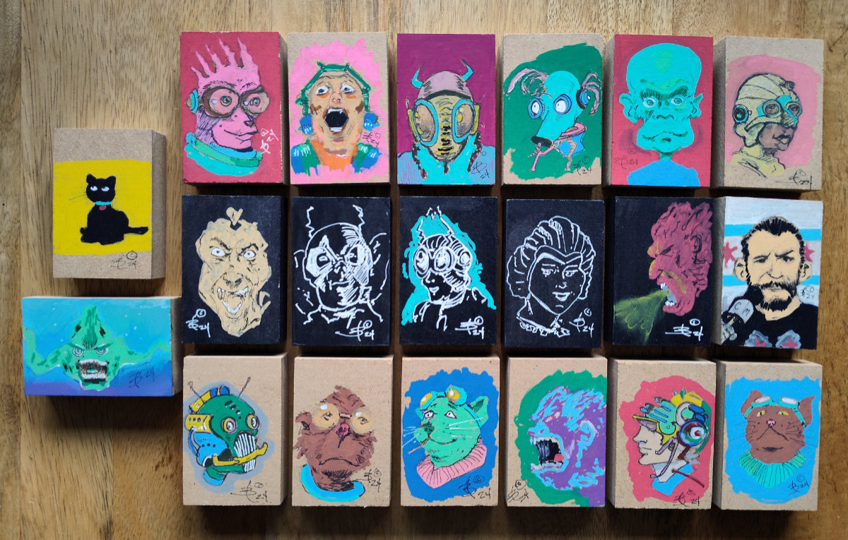 Lance "Doc" Boucher Men of Mystery Art Blocks